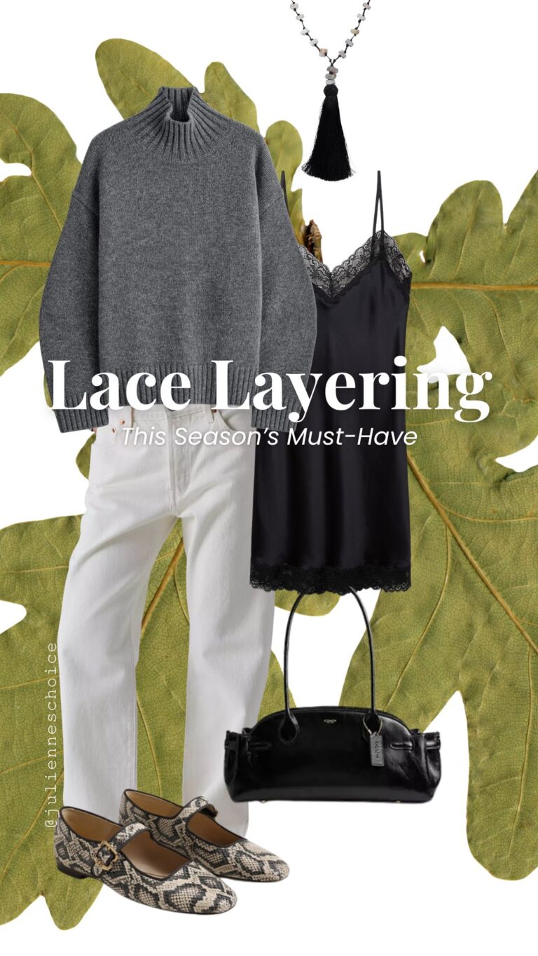 Lace Layering Trend: How to Style Lace Tops and Slip Skirts for ...