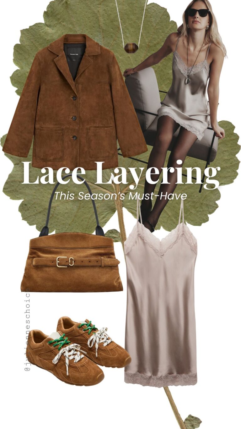 Lace Layering Trend: How to Style Lace Tops and Slip Skirts for ...