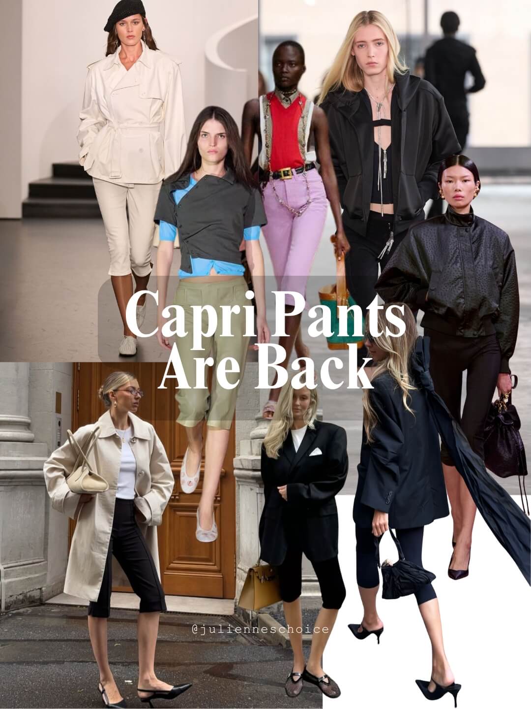 SS26 Capri Pants Trend: From Runway Revival to Modern Essential ...